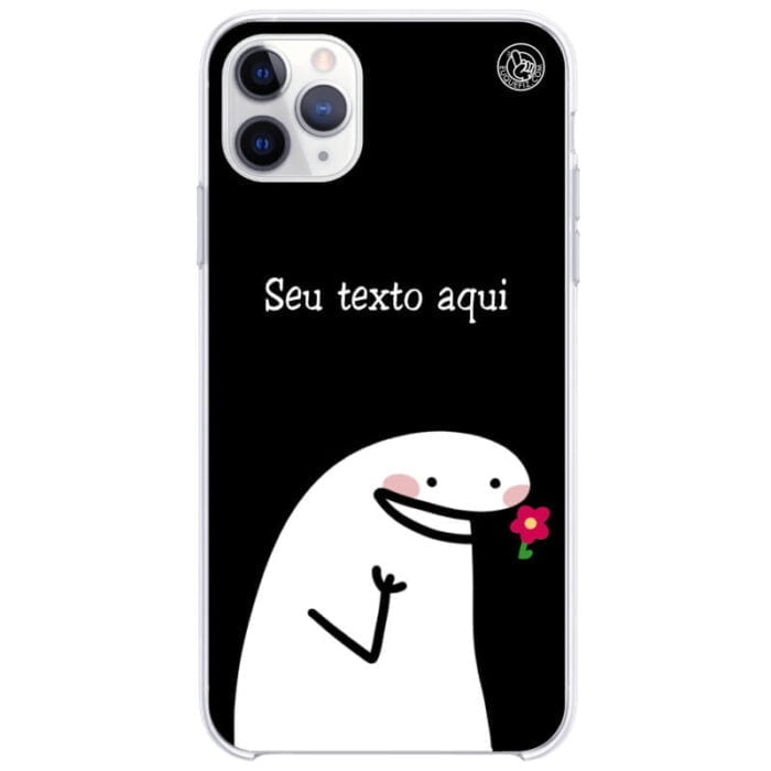 Capinha Flork Flor personalizada com frase Capinha Flork Flor personalizada com frase